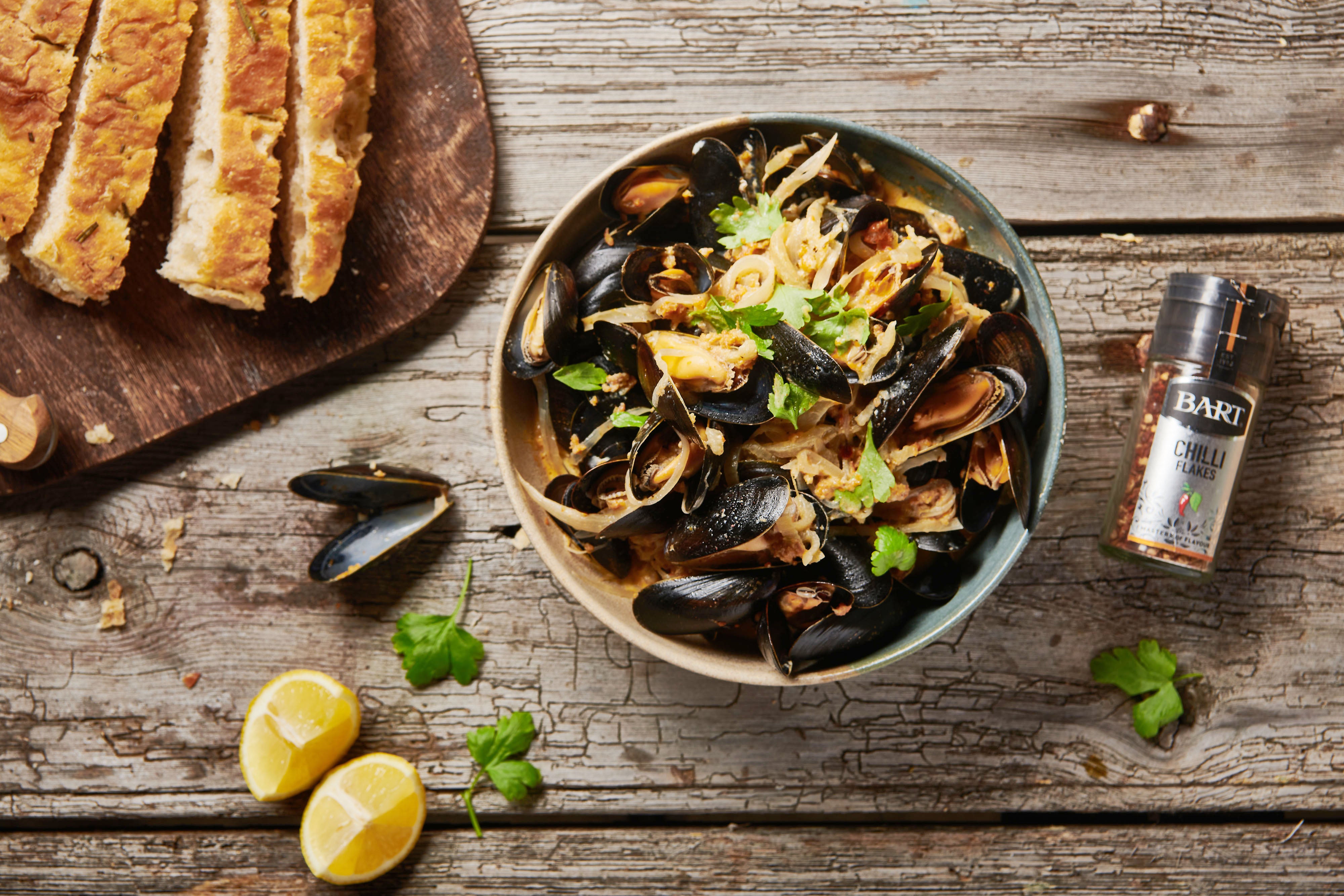 Mussels with Nduja Butter Sauce – Bart Ingredients
