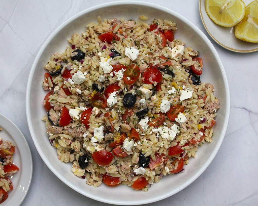 Tuna and Caper Orzo Pasta Salad – Bart Ingredients